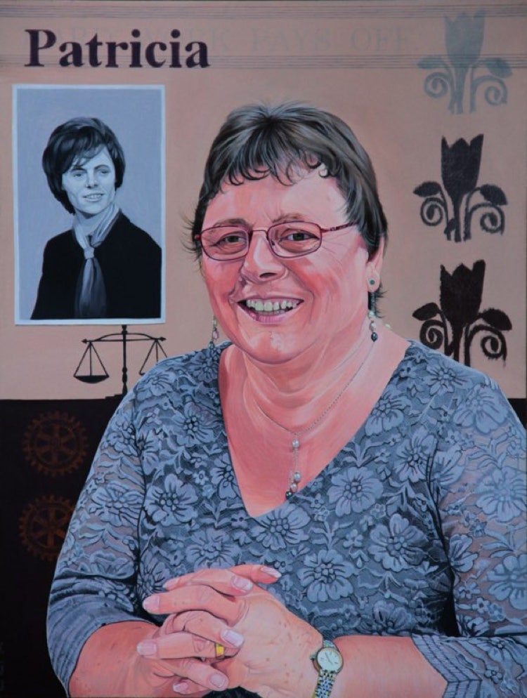 Portrait of Patricia Ann Waite-Wright. | Tony Noble - Artist
